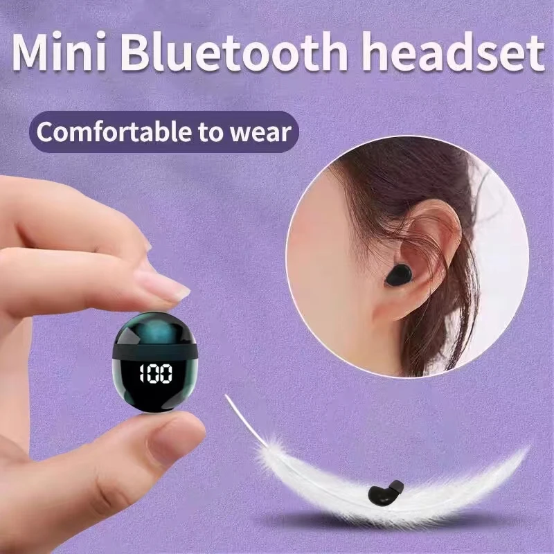 Invisible-Headphones-Bluetooth-5-3-Wireless-In-Ear-Earphones-With-Mic ...