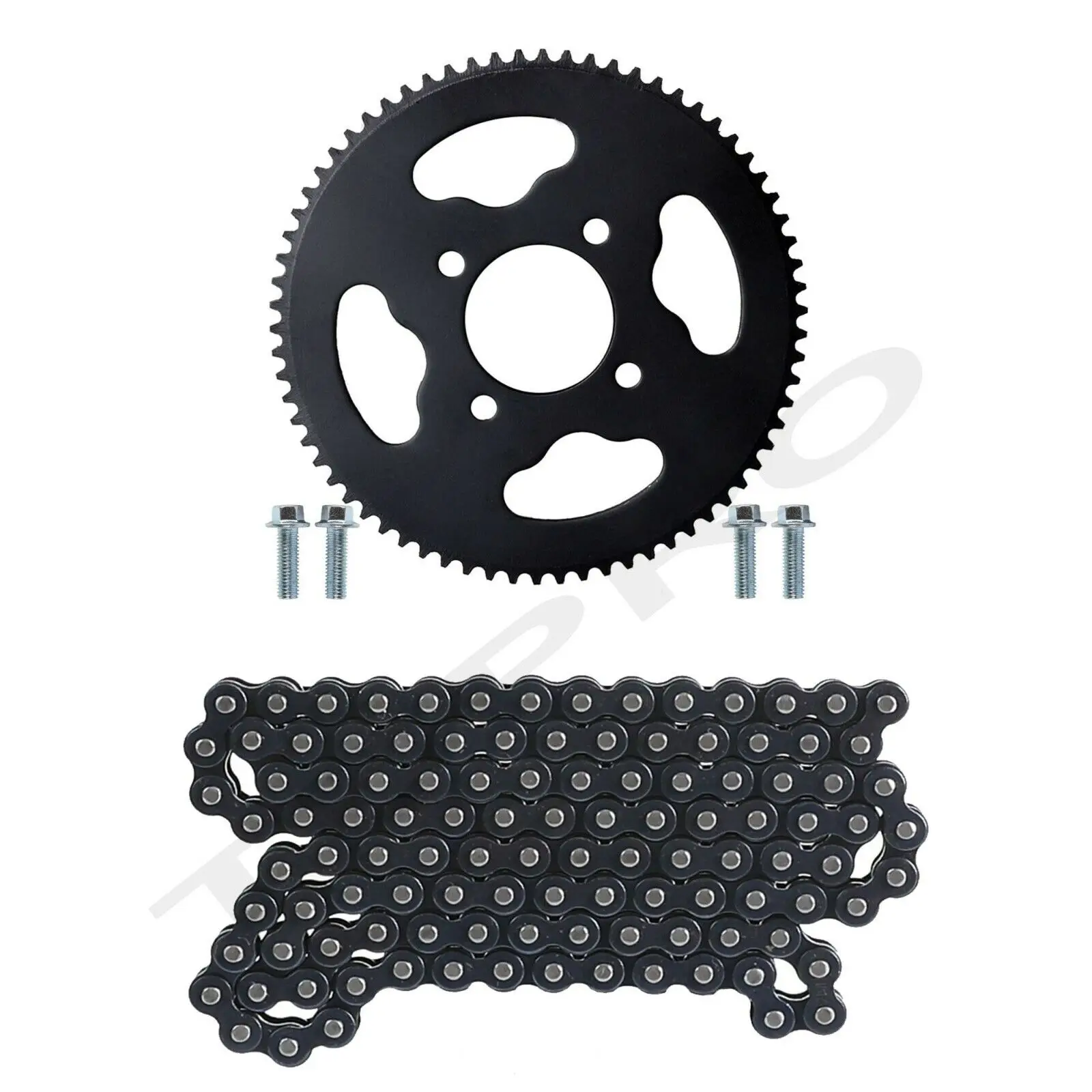 219-Chain-Rear-Sprocket-76T-Reinforced-219H-Kart-Driven-Chain-112-Links ...
