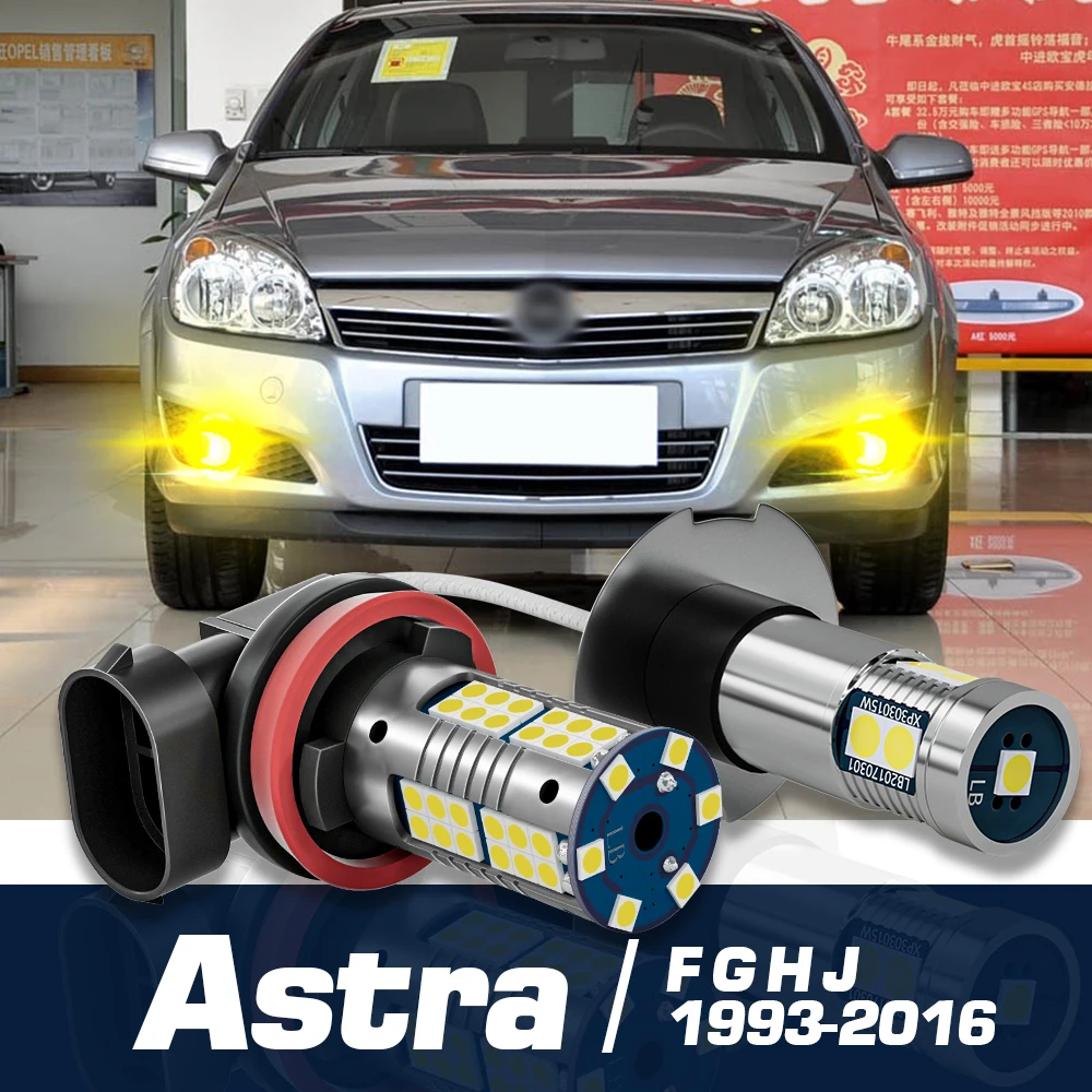2pcs LED Fog Light Canbus Accessories For Opel Astra F G H J 1993-2016 ...