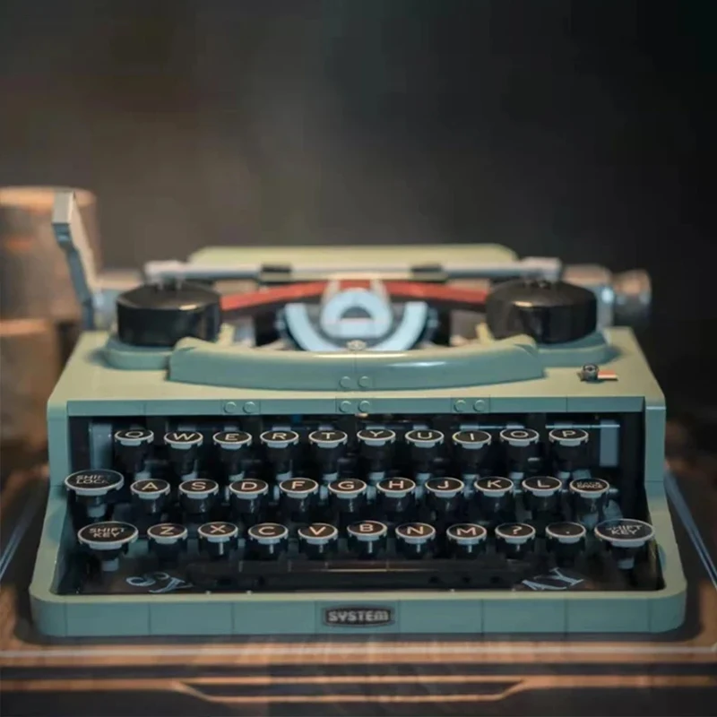 Ideas-Typewriter-2079pcs-Retro-Building-Blocks-Keyboard-Set-Model-MOC ...
