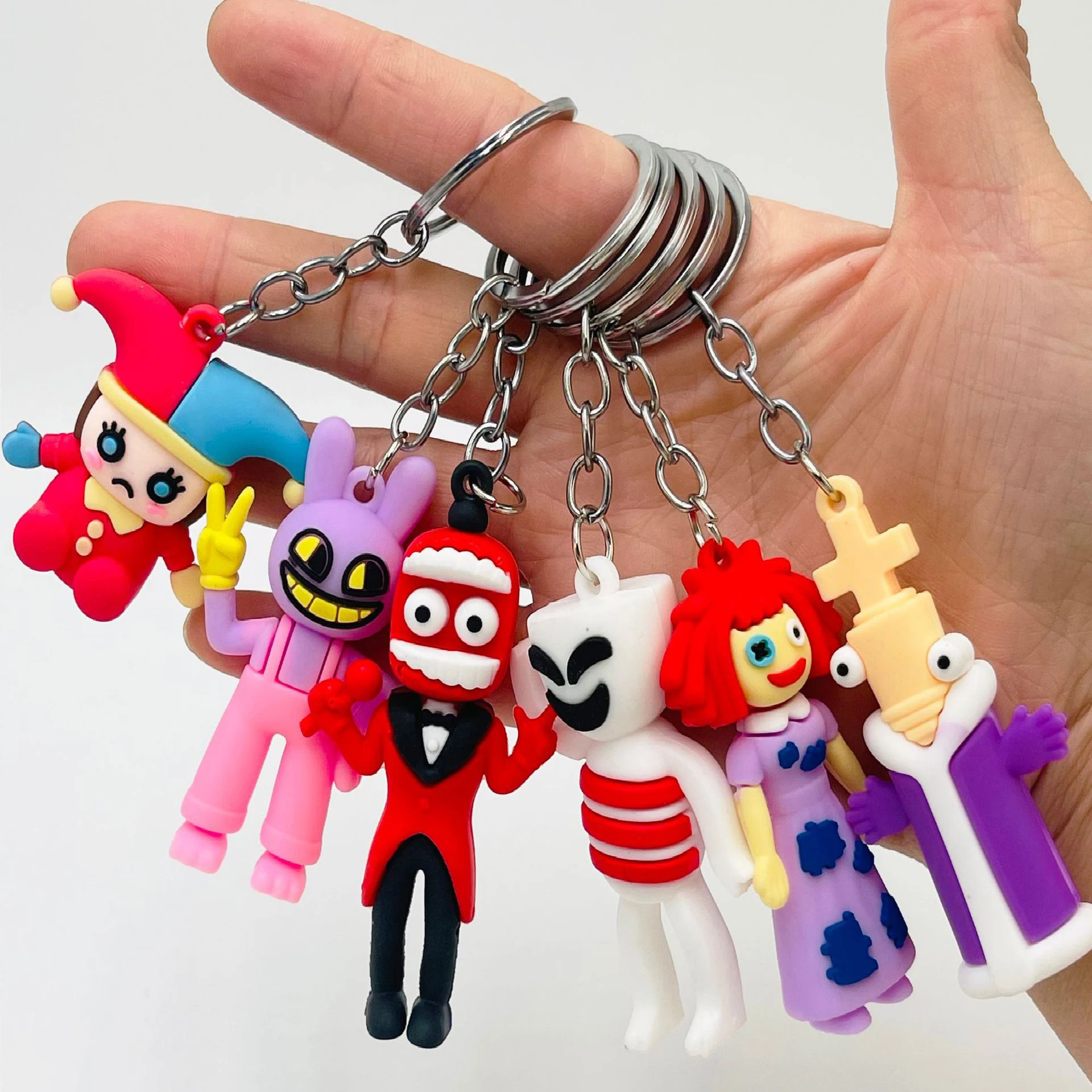 New-The-Amazing-Digital-Circus-Pomni-Jax-Keychain-Figure-Anime-Doll-Toy ...