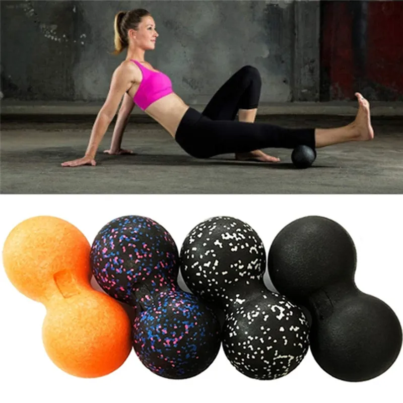24*12CM Fitness Peanut Fascia Ball EPP Massage Ball Double Lacrosse ...