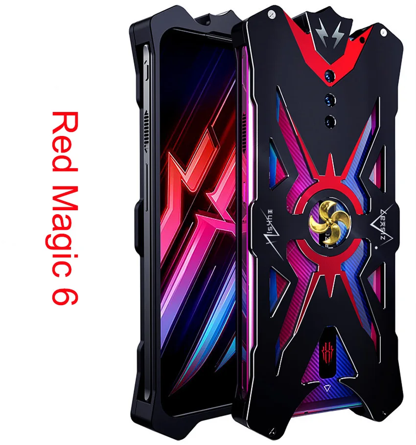 Metal-Steel-Machinery-Series-For-Nubia-Red-Magic-6-6-Pro-RedMagic-Heavy ...