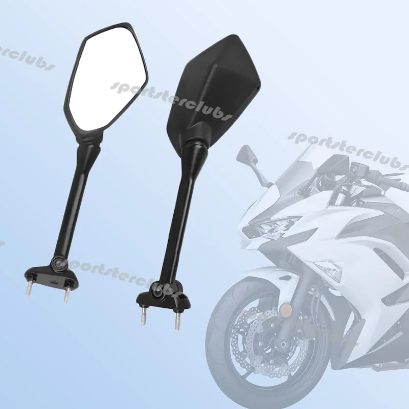 OE-Style-Motorcycle-Black-Rear-View-Side-Mirrors-For-Kawasaki-NINJA-650 ...