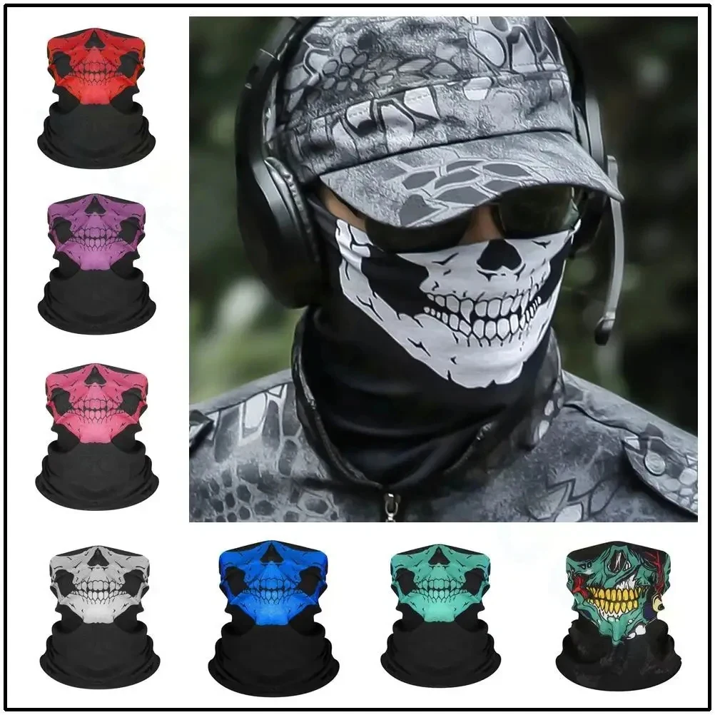 Skeleton Mask Christmas Skull Face Mask for Men Skeleton Half Mask ...