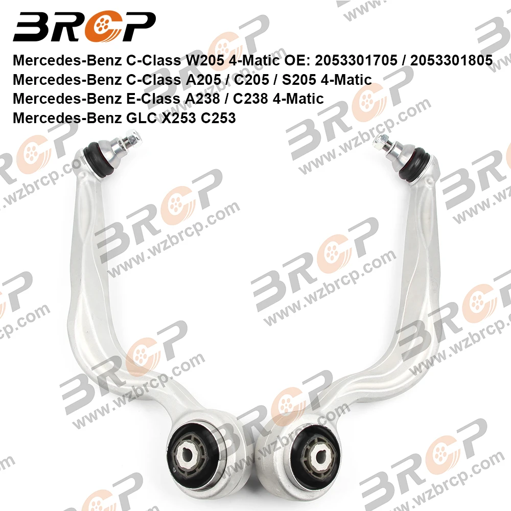 BRCP-Pair-Front-Lower-Suspension-Bent-Control-Arm-For-Mercedes-Benz-C-E ...