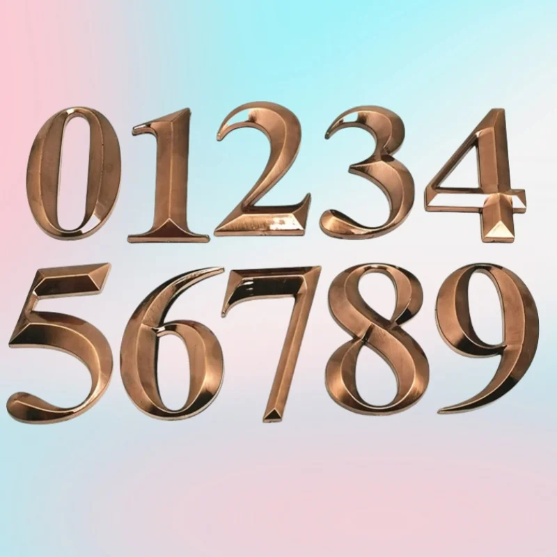 7CM-0-9-Modern-House-Door-Number-Label-Stickers-3D-Hotel-Apartment-Door ...