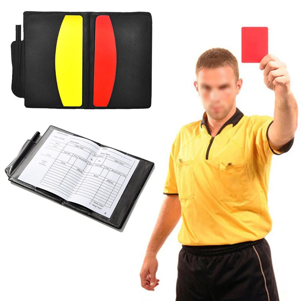 Football-Soccer-Referee-Card-Sets-Warning-Referee-Red-and-Yellow-Cards ...