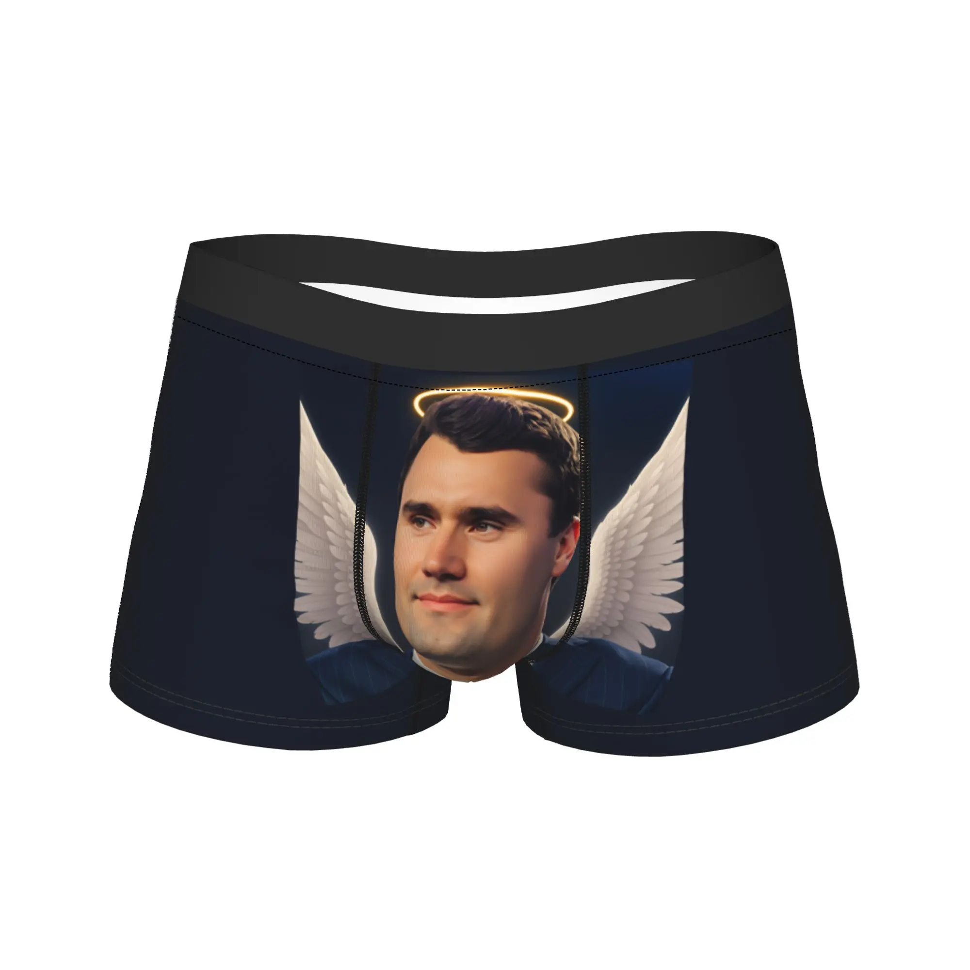 Charlie Kirk Angelic Advocate Underwear Men Panties Design Classic ...