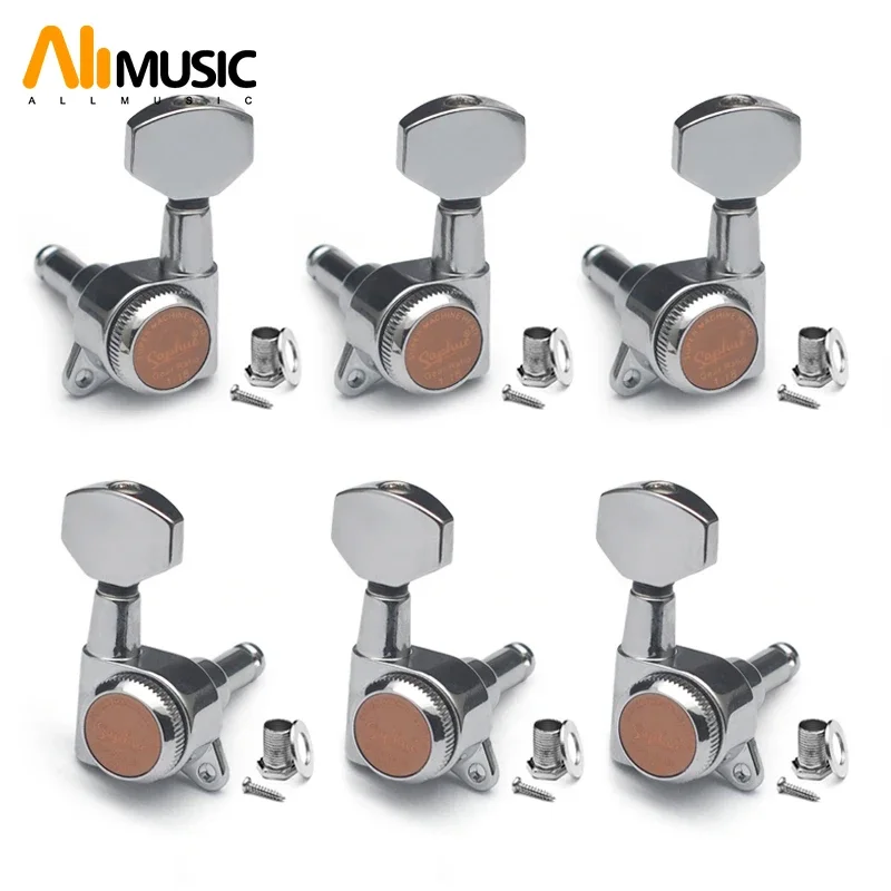 SAPHUE-Guitar-Locking-Tuners-1-18-Lock-String-Machine-Head-with-Hexagonal-Handle-Replacement-for ...