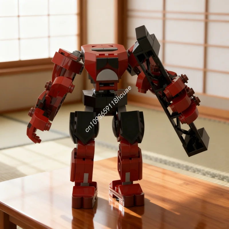 140pcs MOC Super Heroes Marvelled Avengerses Red Hulk Mech Model ...