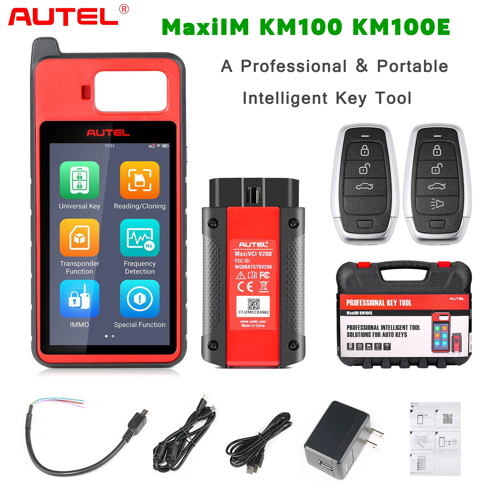 Autel-MaxiIM-KM100-KM100E-Key-Generator-Kit-Support-Transponder-Reading ...