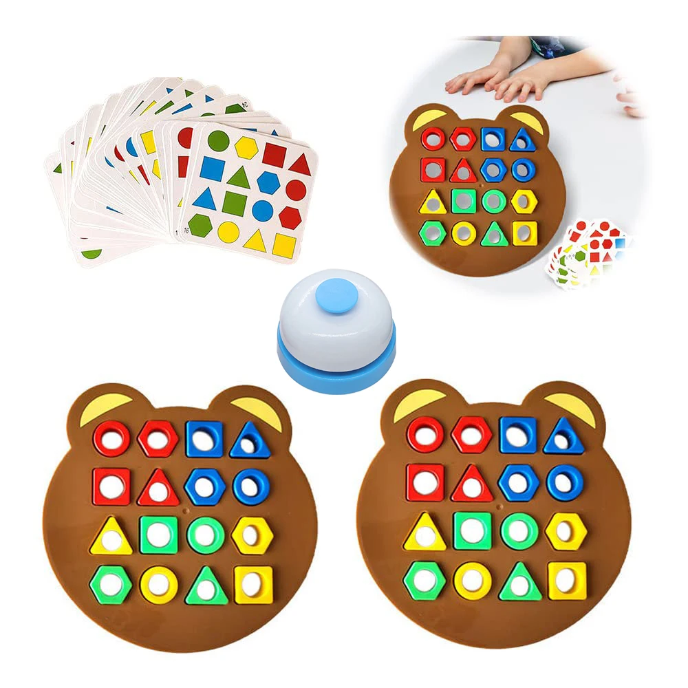 Montessori-Puzzle-for-Kids-Toys-Baby-Color-Shape-Matching-Puzzle ...