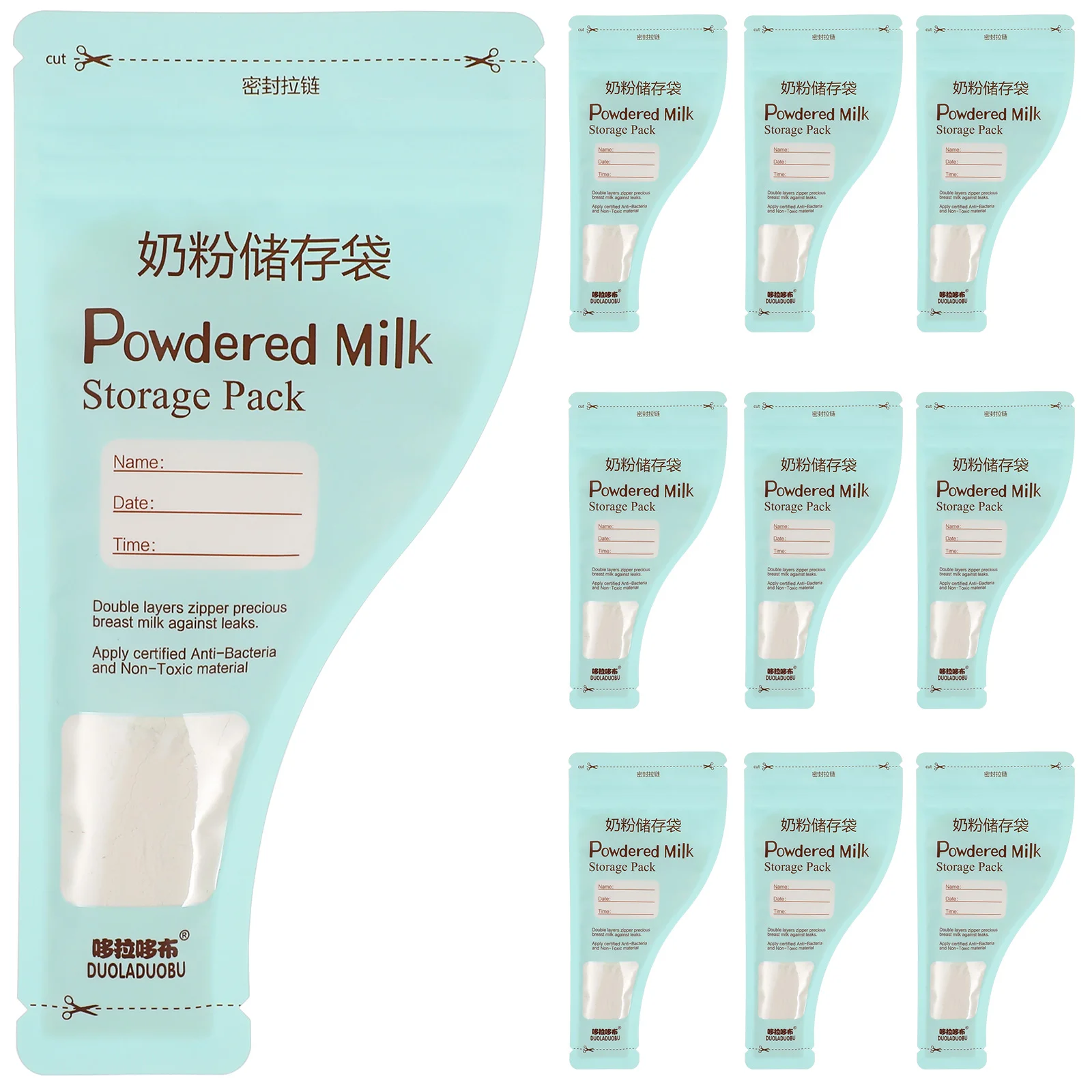 30-Pcs-Breast-Milk-Bag-Food-Containers-Feeding-Powder-Portable-Storage ...