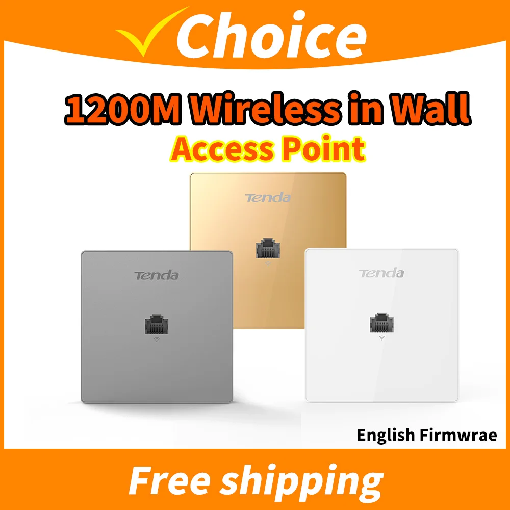 Tenda-W12-Dual-Band-1200M-Wireless-In-wall-AP-Panel-Hotspot-Home-Router ...