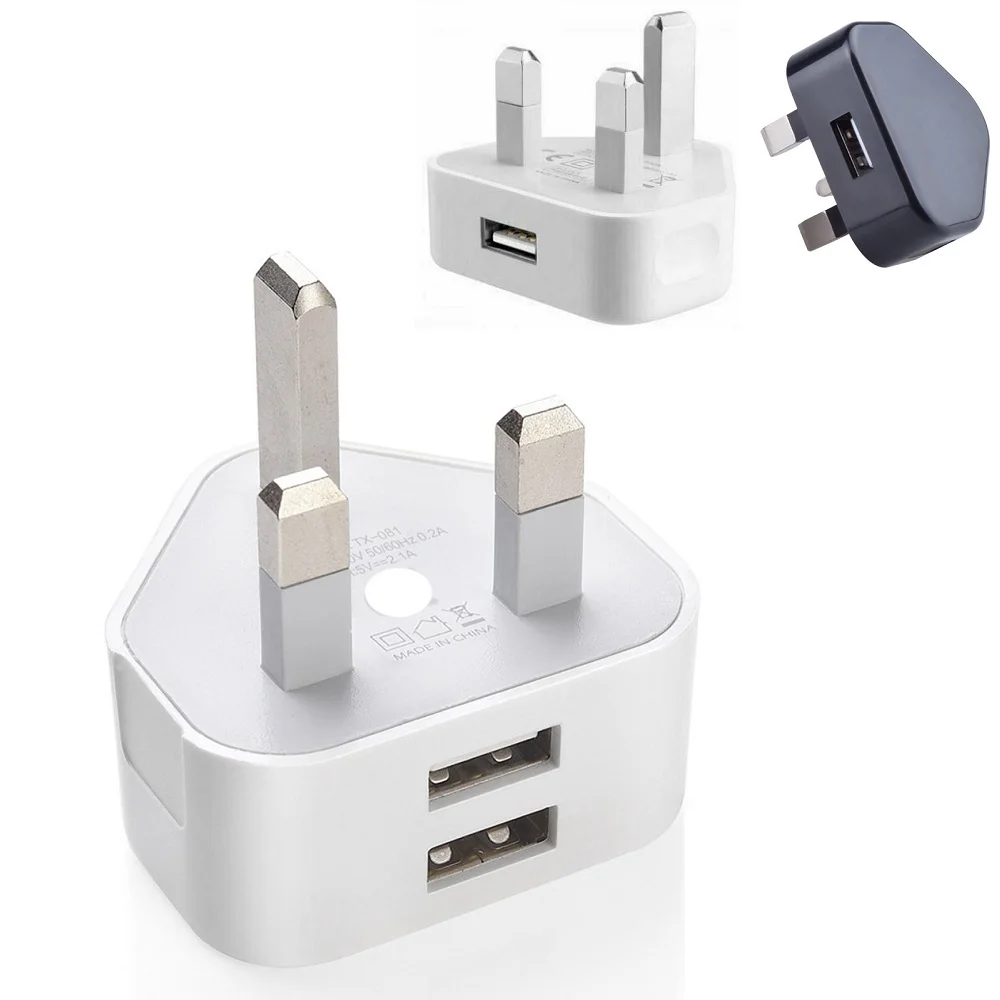 1A-USB-Charger-3-Pin-Wall-Adapter-1-2-3-Multi-Ports-Travel-Adapters ...