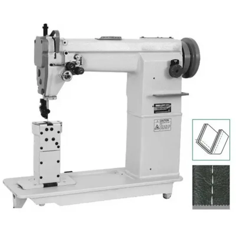 Double-needles-post-bed-lockstitch-sewing-machine-industrial-sewing ...