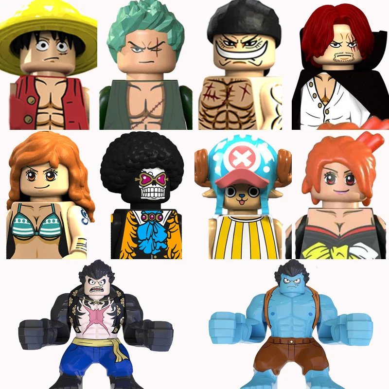 Monkey-D-Luffy-mini-Figure-Cartoon-Character-Model-Roronoa-Zoro-Anime ...