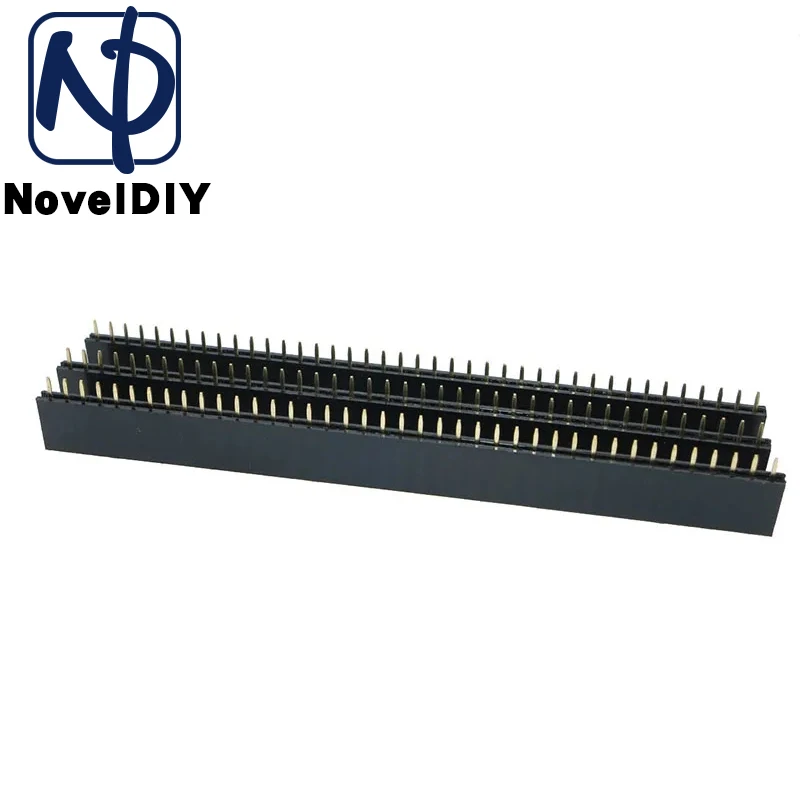10PCS-40-Pin-1x40-Single-Row-Male-and-Female-2-54-Breakable-40Pin ...