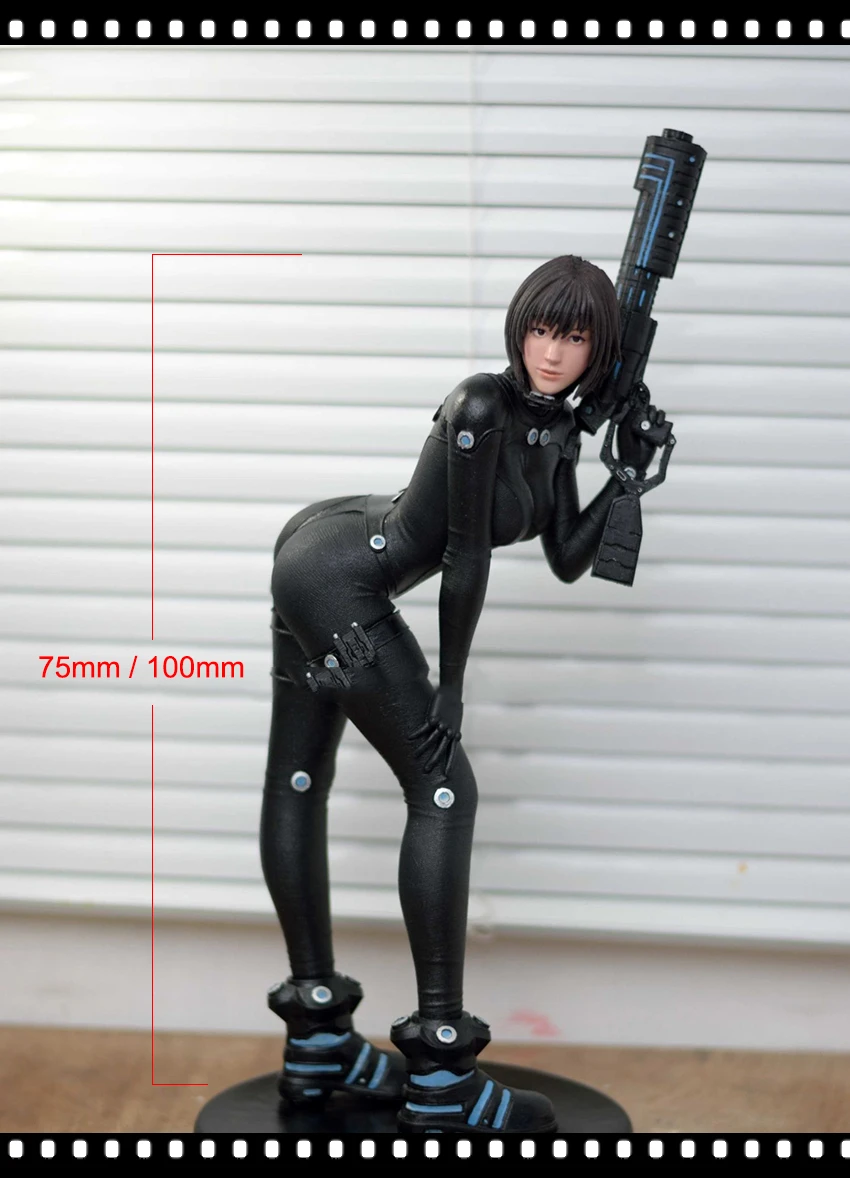 Unpainted Resin Model Kits 1/24 75mm Killing Urban Beauty Lixi 1/18 ...