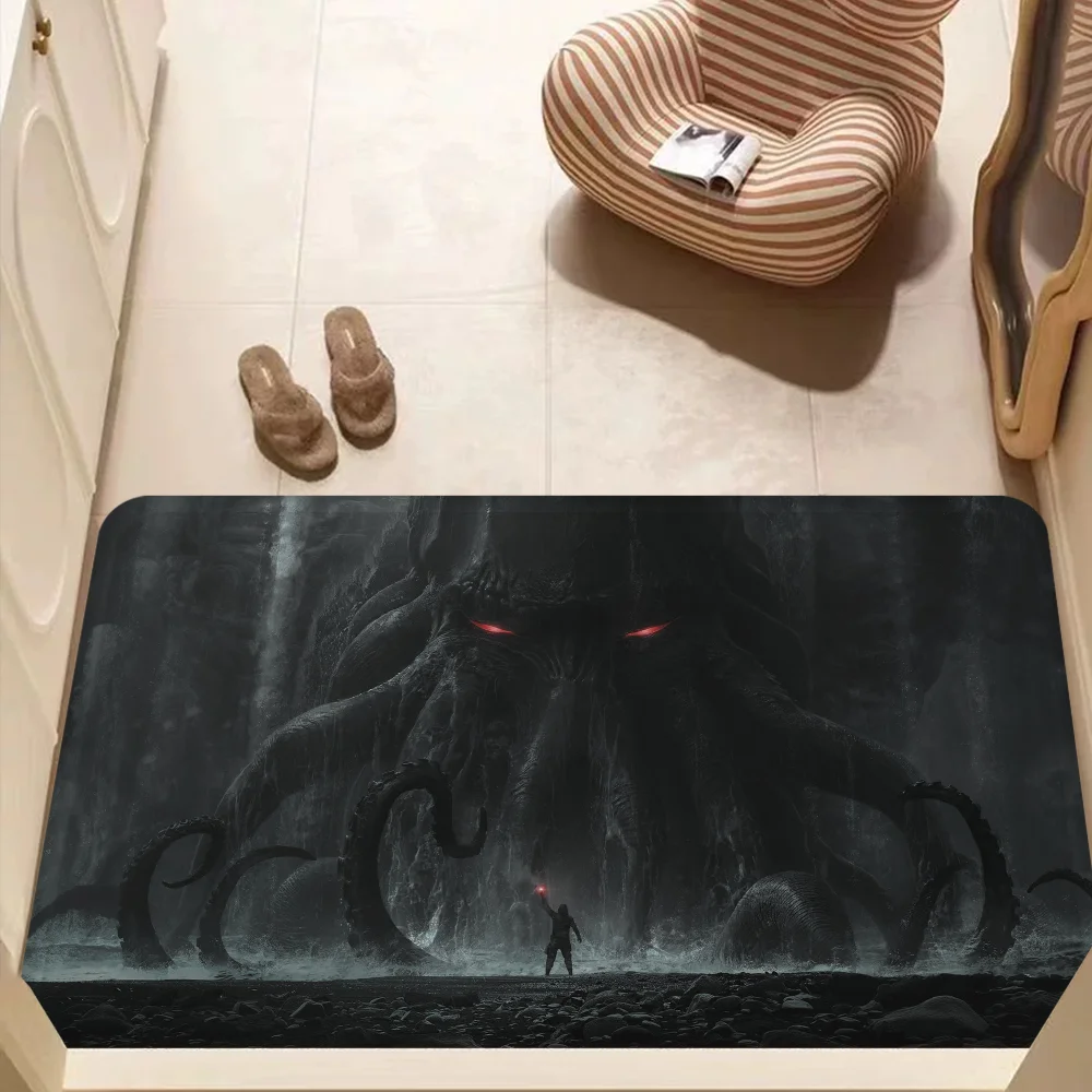 Cthulhu Floor Mat INS Style Soft Bedroom Floor House Laundry Room Mat ...