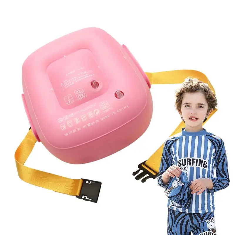 Learn-To-Swim-Float-Adjustable-Inflatable-Back-Floats-With-Buckle-Belt ...