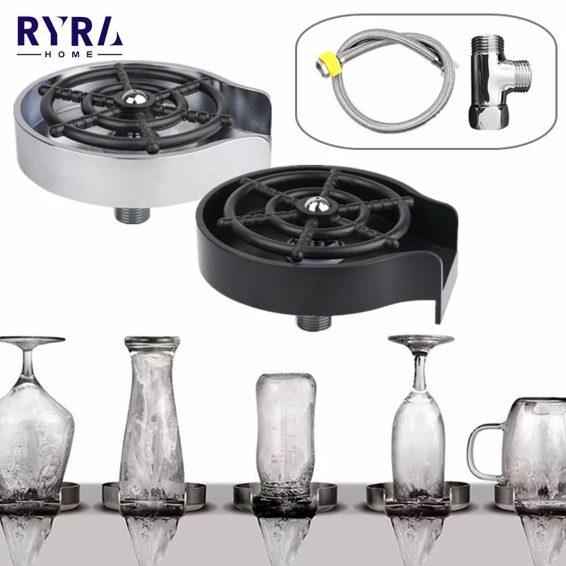 Kitchen Bar Glass Rinser Stainless Steel Automatic Glass Washer High ...