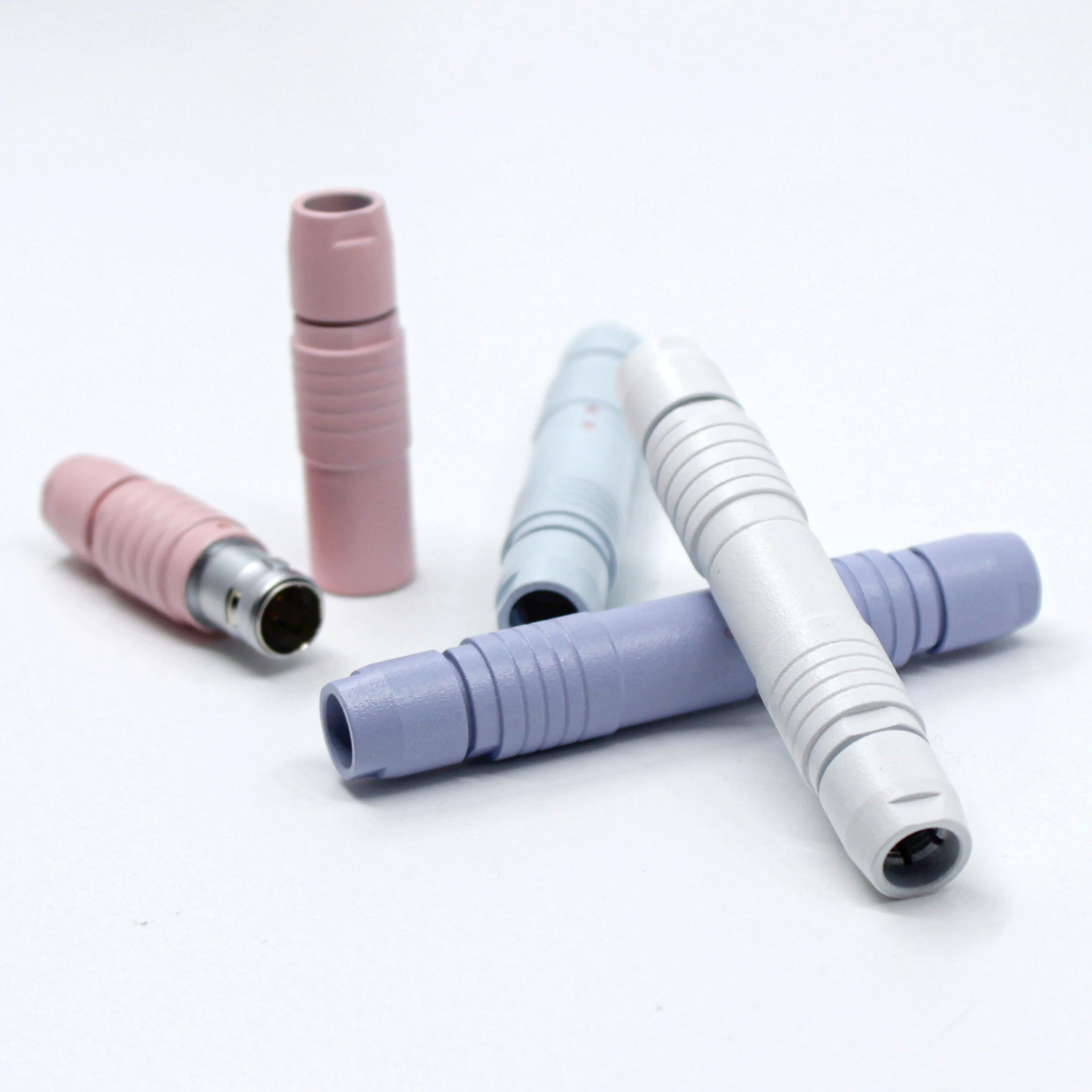 Customized keyboard data cable connector color aviation plug 1b-4 core ...