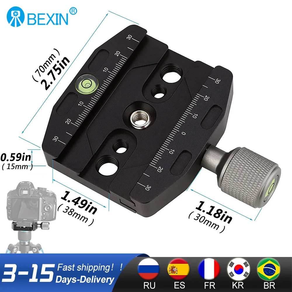 Bexin Camera Clamp Quick Release Clamp Tripod Mount Adapter Profession ...