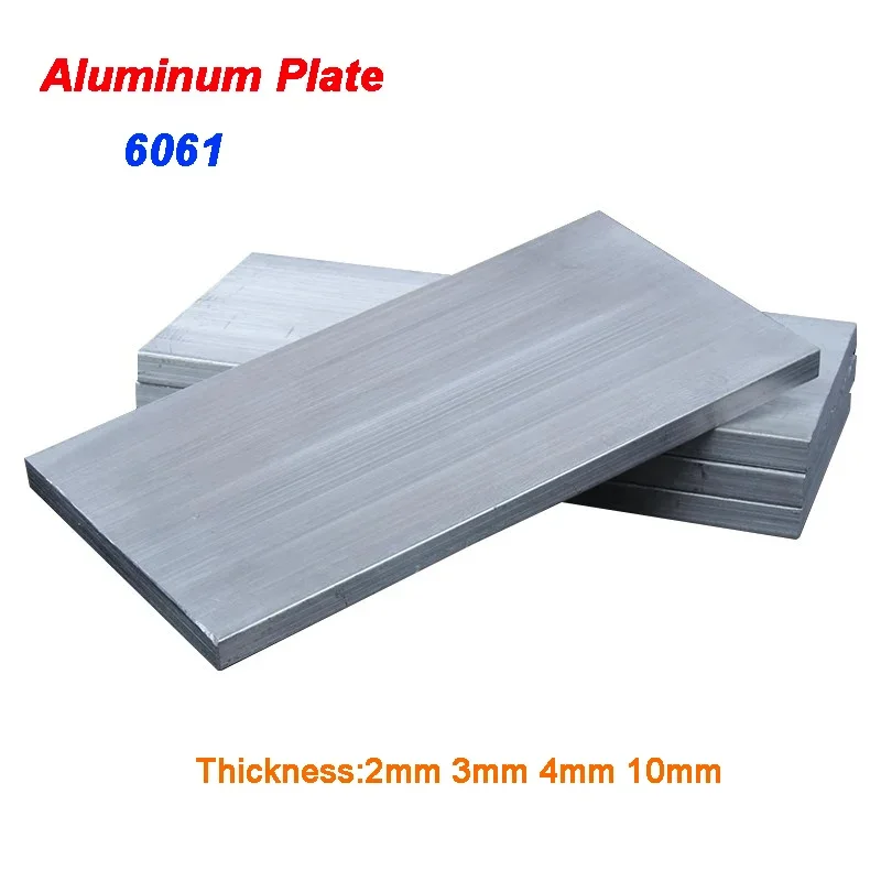 6061 Aluminum Flat Plate Aluminum Bar Metal Plate Thickness 2mm 3mm 4mm ...