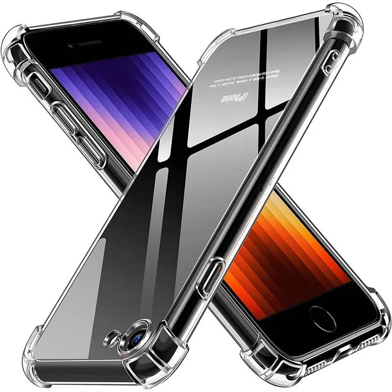 Clear-Case-For-iPhone-8-7-6-6s-5-5s-Thick-Shockproof-Soft-Silicone ...