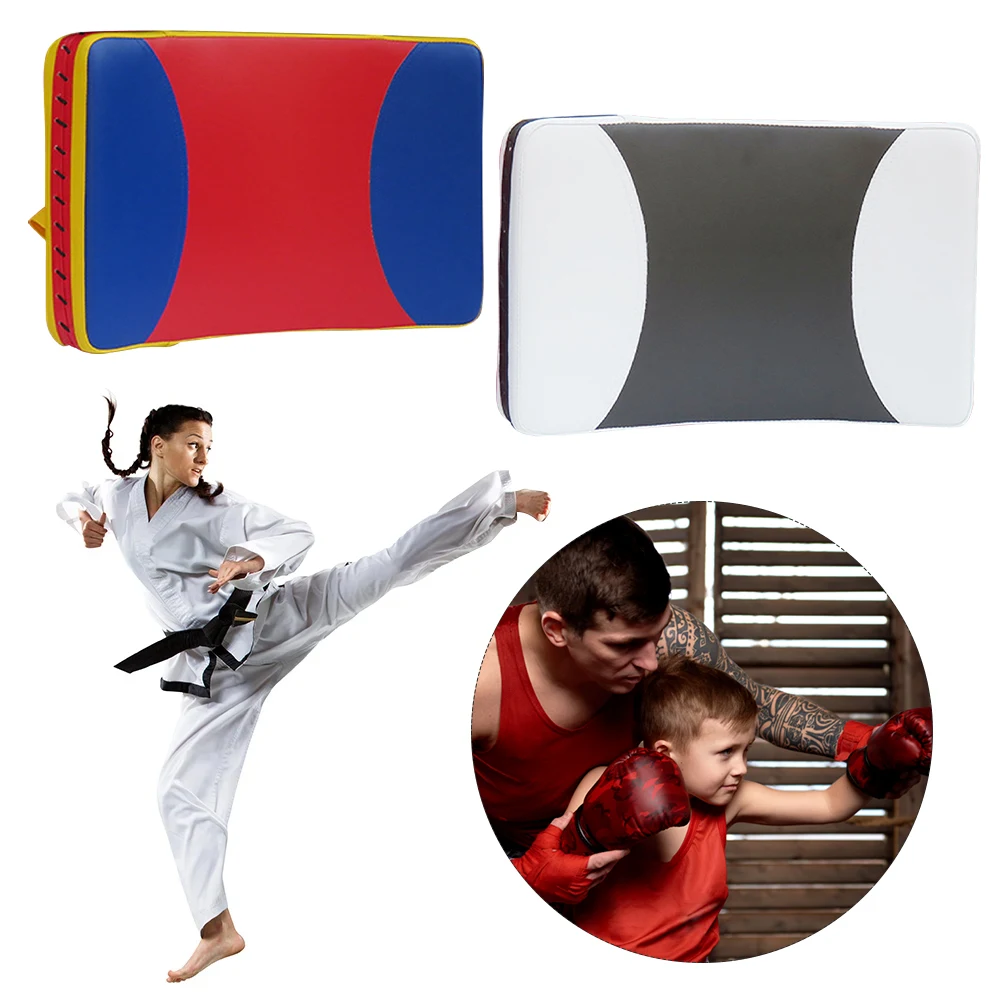 Kick-Punch-Shield-Pad-Arc-Shaped-Martial-Arts-Practice-Pad-PU-Muay-Thai ...