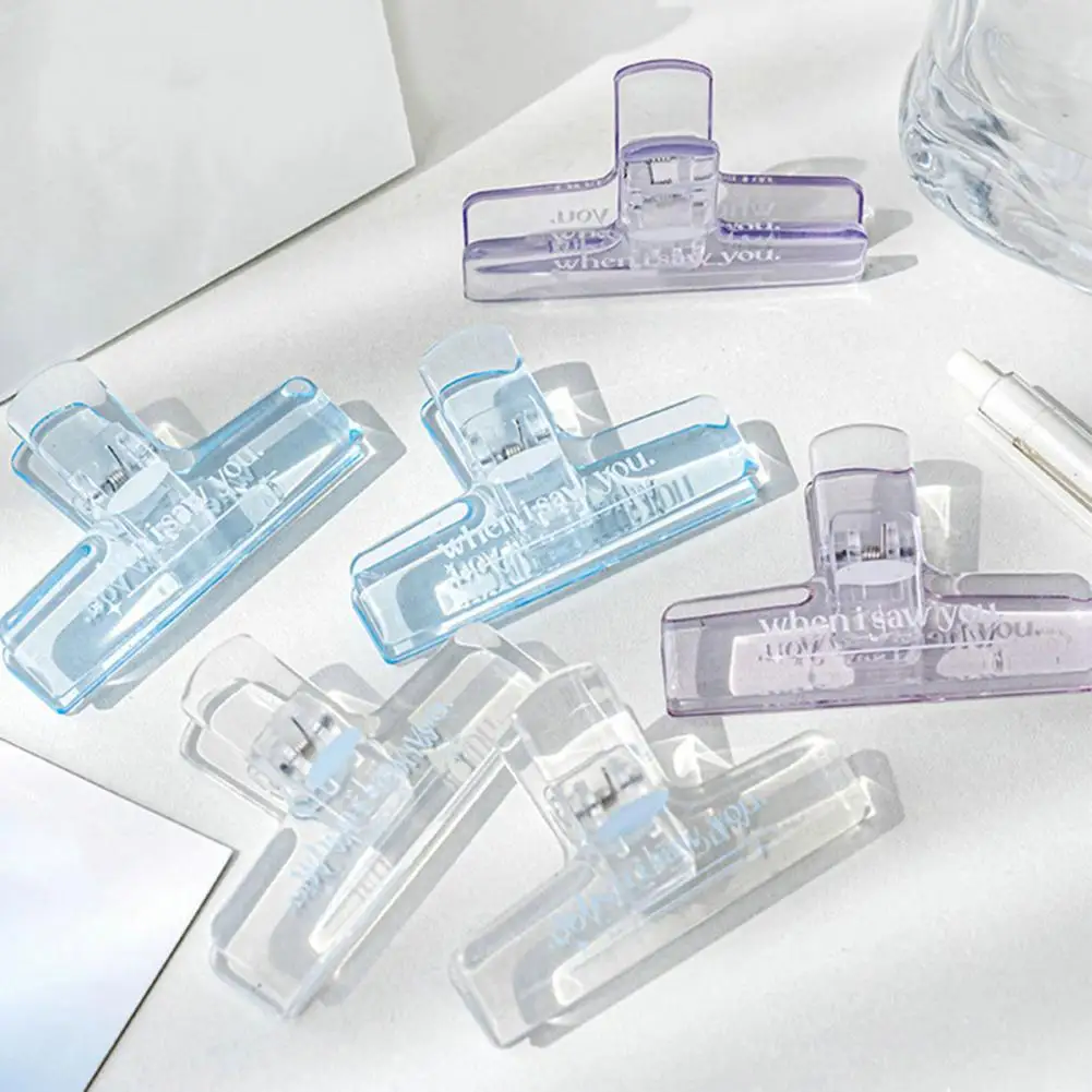 Long-Binder-Clip-Clear-Plastic-Heavy-Duty-Large-Teachers-Students ...