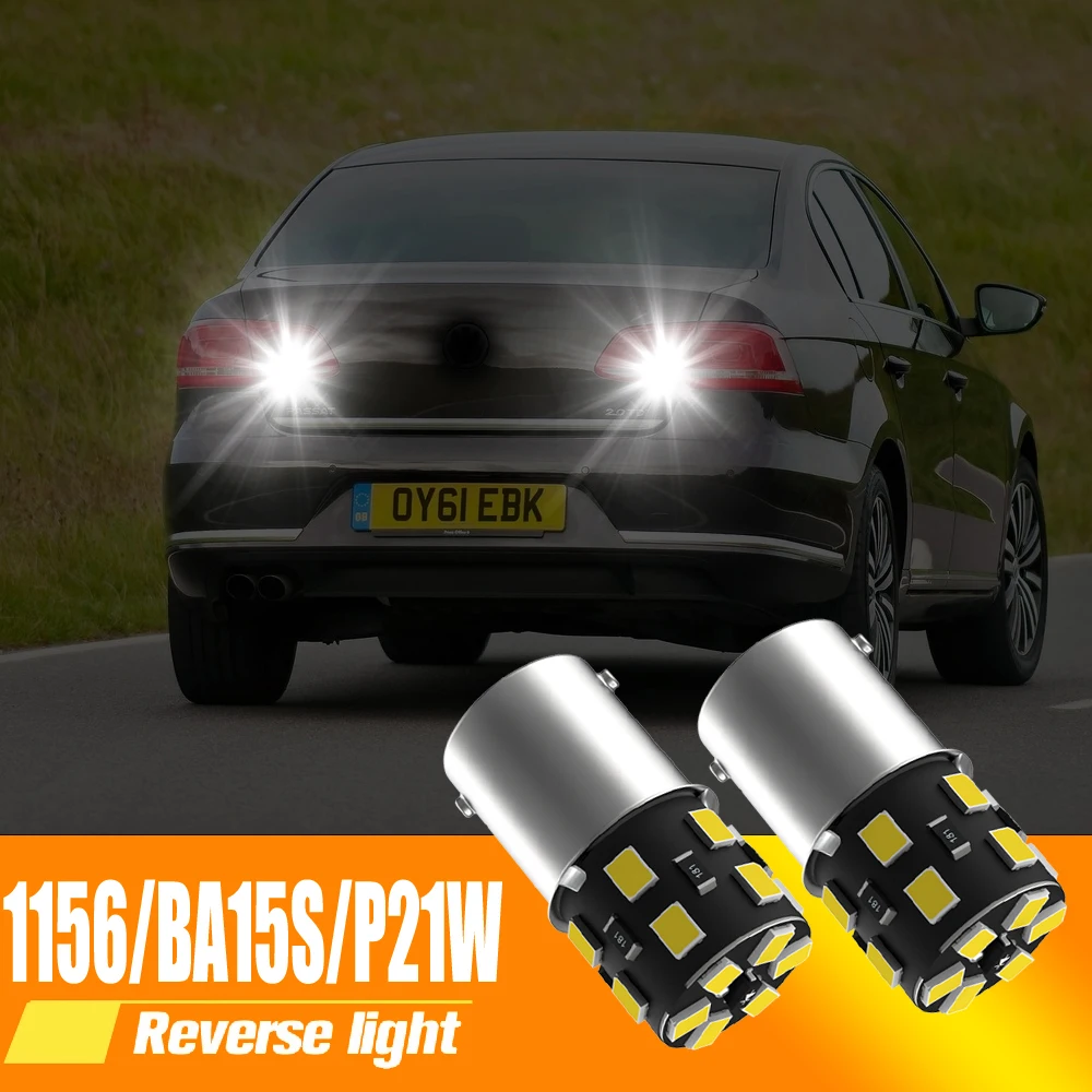 2pcs-LED-Reverse-Light-Blub-Lamp-P21W-BA15S-Canbus-For-VW-Passat-B5-B5 ...