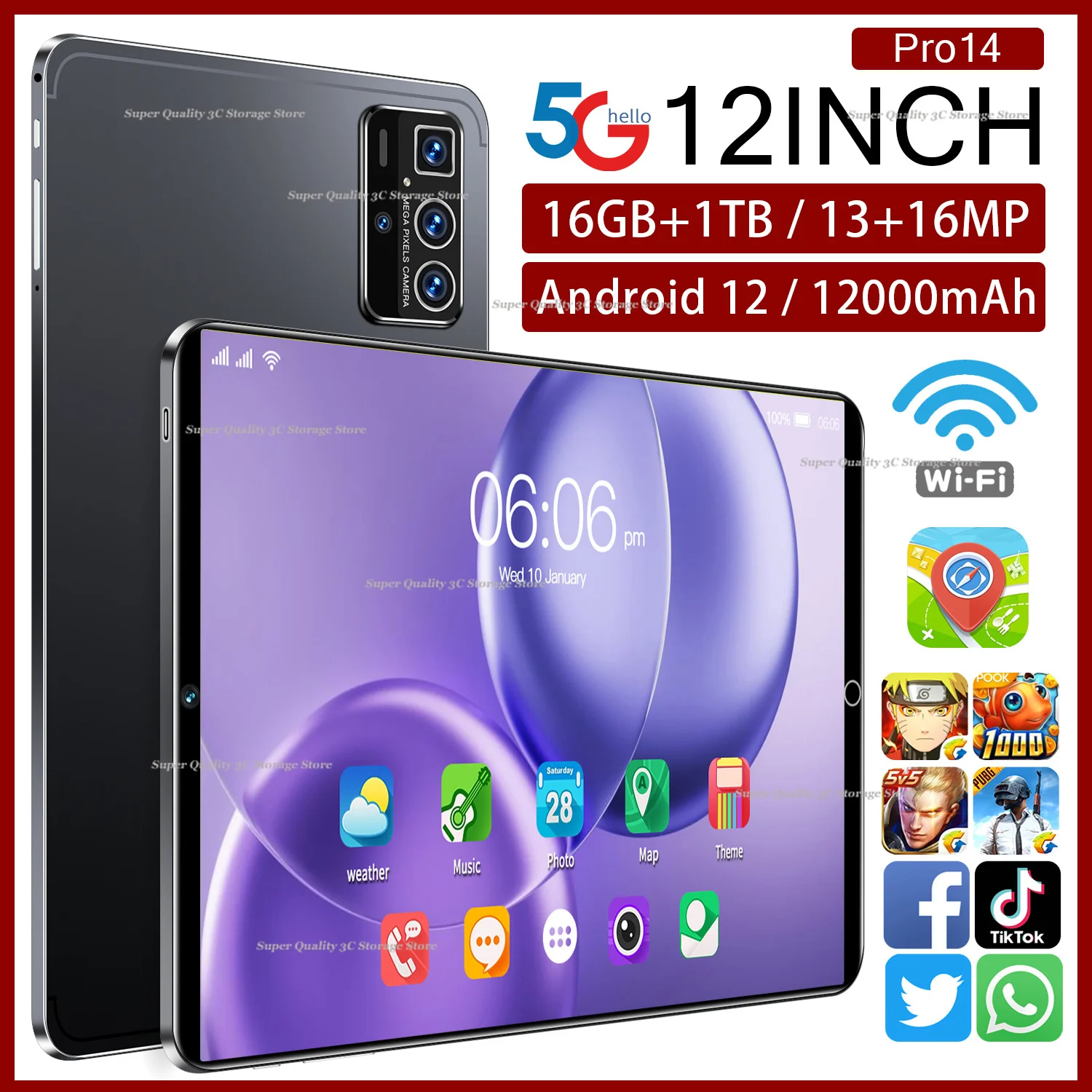 World-Premiere-New-Global-Version-Pro-14-Tab-Android-12-16GB-1TB ...