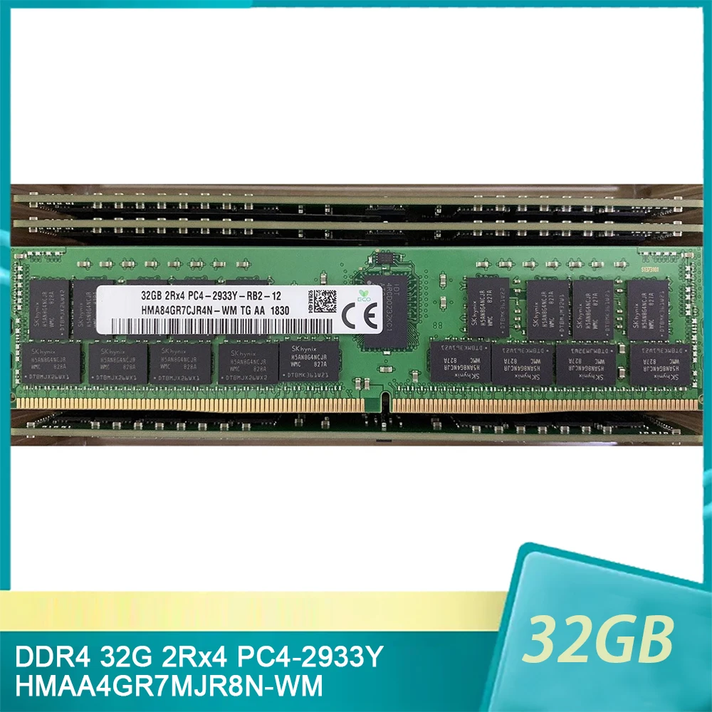 1-Pcs-For-SK-Hynix-RAM-32GB-DDR4-2933-32G-2Rx4-PC4-2933Y-HMAA4GR7MJR8N ...