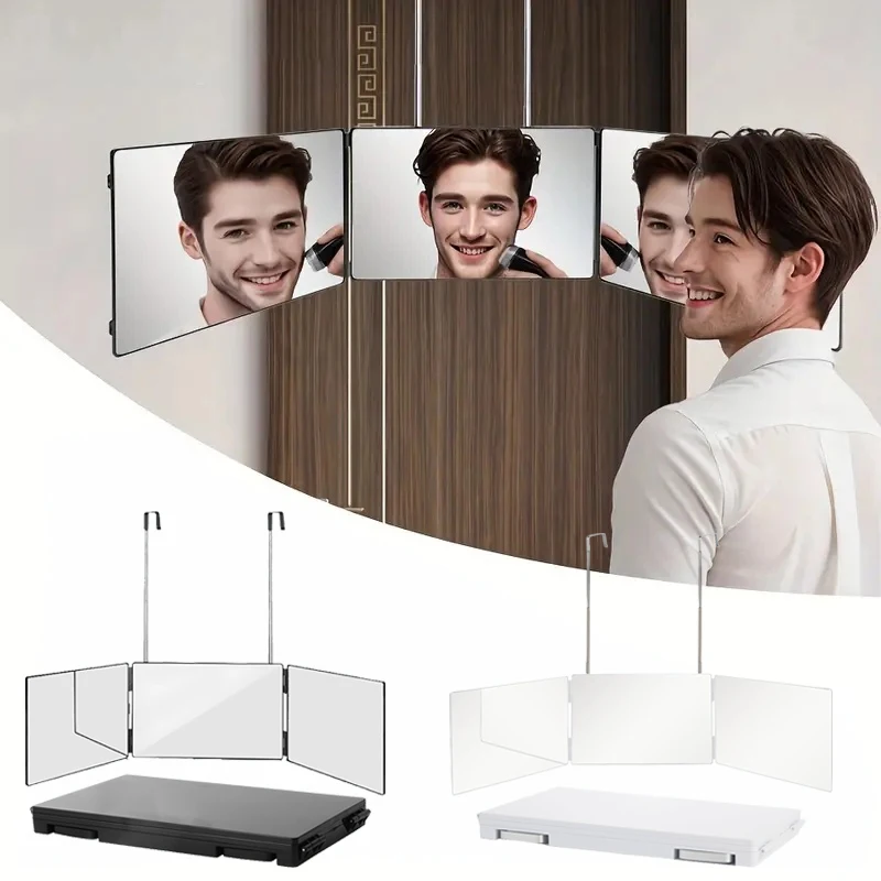 Foldable-Portable-Barber-Mirror-360-Degree-Mirror-for-Shaving-Grooming ...