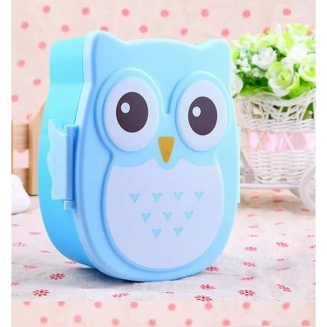 Portable Owl Lunch Box Plastic Children’s Lunch Box Food Container ...