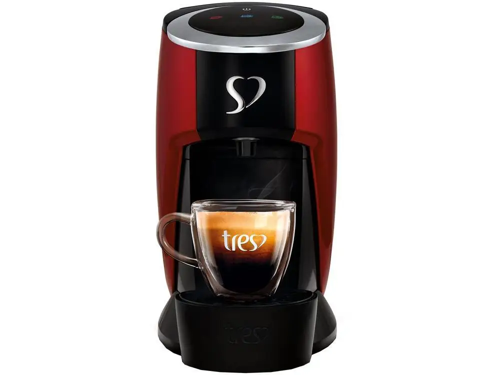 Red TRES Touch 3 Hearts Espresso Coffee Maker-110V - AliExpress 6