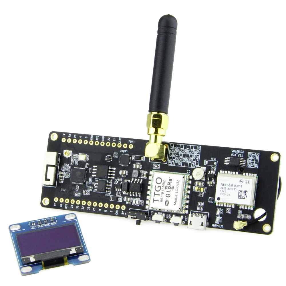 Ttgo T-beam Esp32 433/868/915mhz Wifi Wireless Bluetooth Module Esp 32 ...