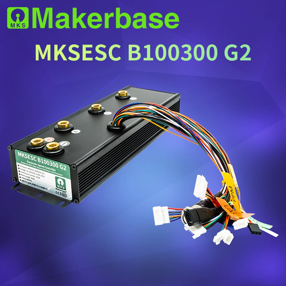 Makerbase Electric Vehicle Controller 100V 300A VESC Benjamin ESC Light ...