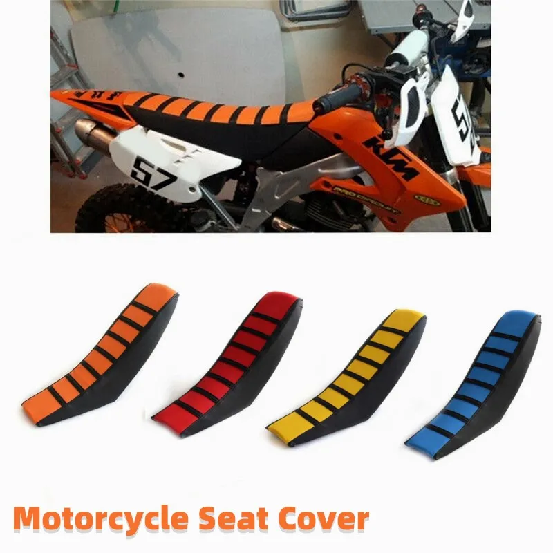 Universal Motorcycle Seat Cover PU Leather Non-Slip Gripper Soft ...