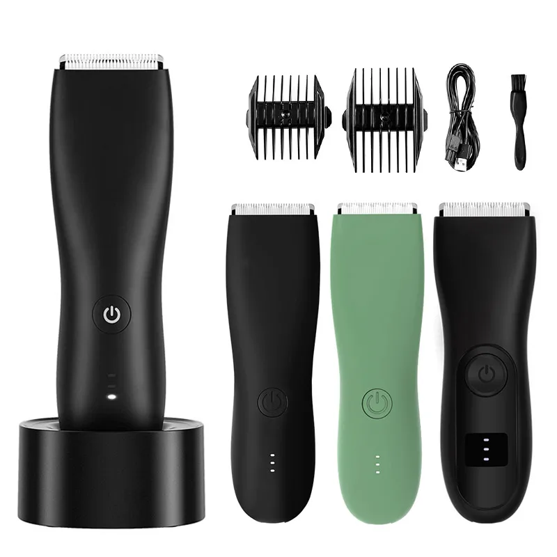 Electric-Body-Groomer-Pubic-Hair-Trimmer-for-Men-Balls-Hair-Timmer-Male ...
