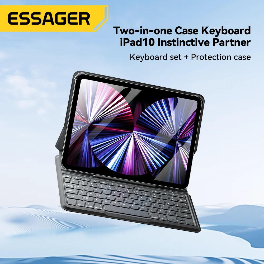 Essager-Keyboard-Case-For-iPad-10th-Generation-Case-10-9-inch-2022 ...