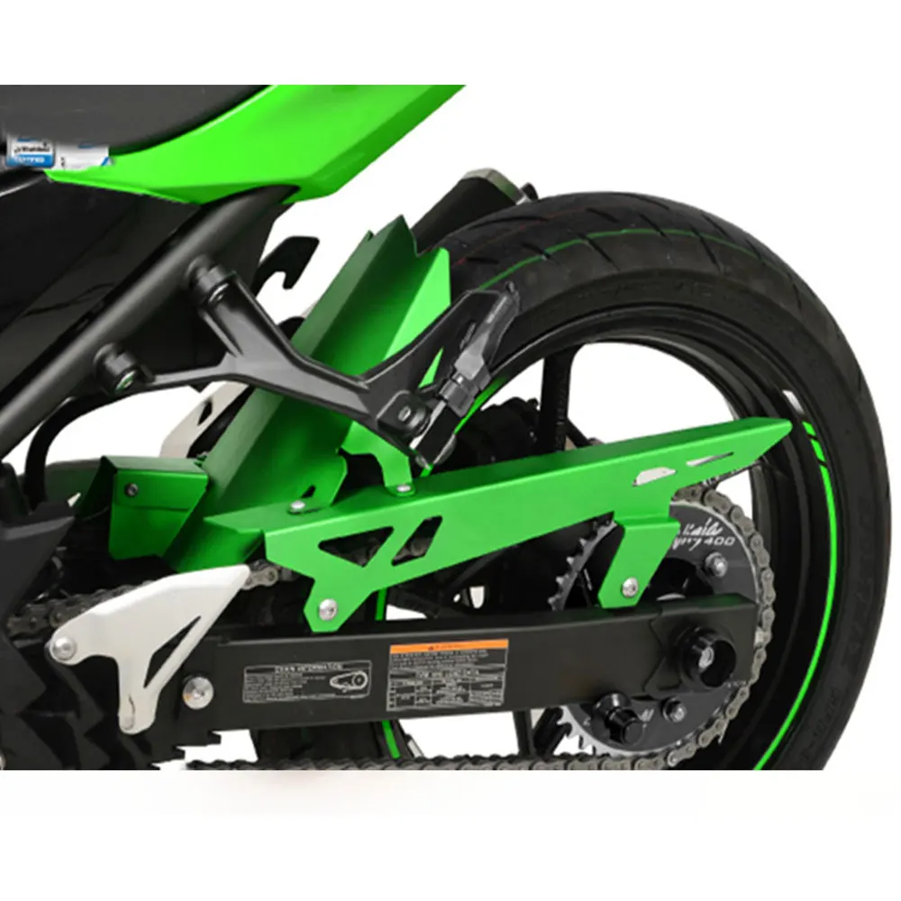 For-Kawasaki-Ninja400-Ninja-400-Rear-Drive-Chain-Guard-Mud-Cover-Panel ...