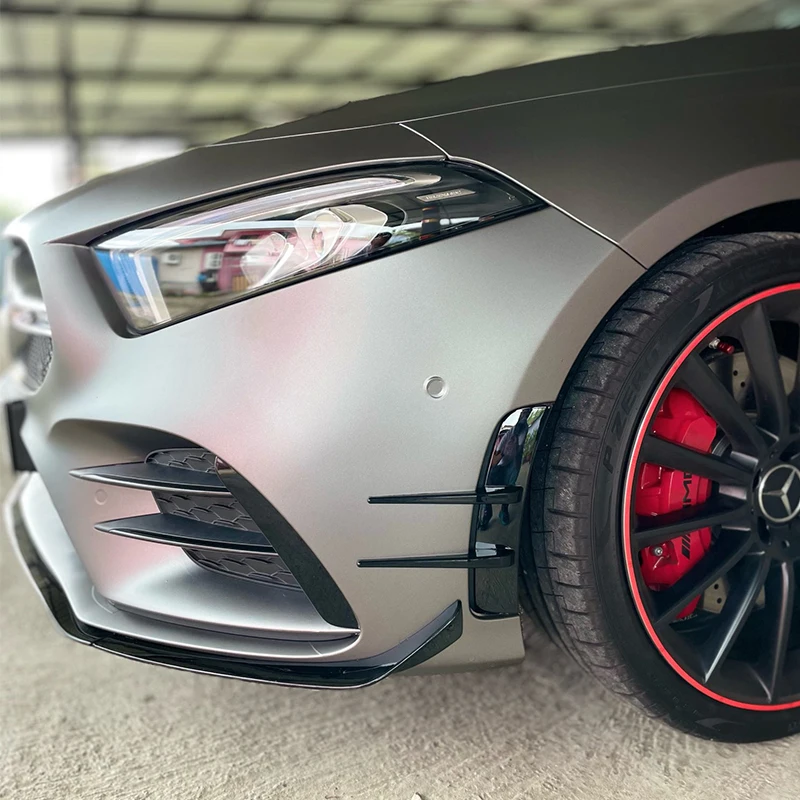 Front-Bumper-Canards-Spliters-Side-Splitter-Air-Vent-Trim-Spoiler-For ...