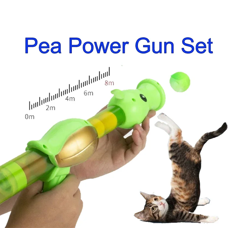 Interactive-Cat-Toy-Ball-Pea-Aerodynamic-Shooter-Cats-Game-Dogs-Soft ...