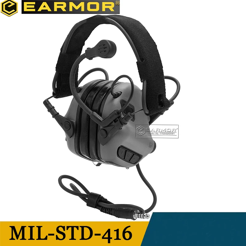 Earmor Military Headset M32-mark3 Milpro Professional Tactical Standard ...
