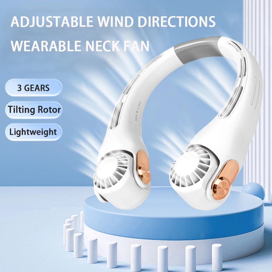 2024-New-Wearable-Neck-Fan-Portable-MINI-Air-Conditioner-Bladeless-Fan ...