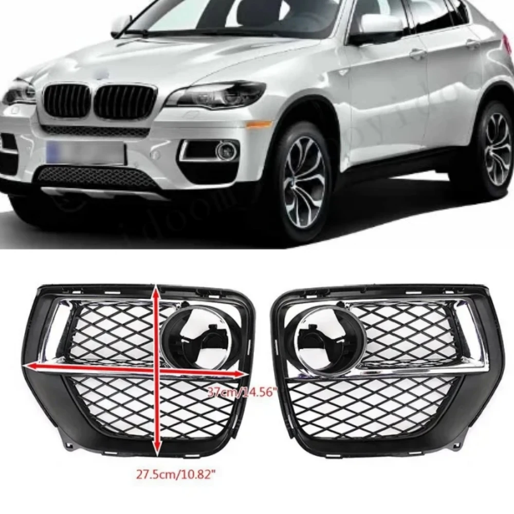 Front-bumper-fog-light-frame-grille-For-BMW-X6-E71-2012-2014-OEM ...